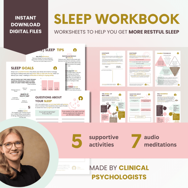 Sleep Better Worksheet Bundle - The Loss Foundation