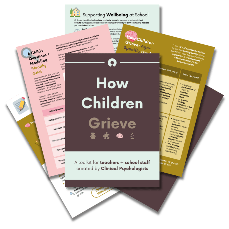 Helping Schools Support Grieving Children and Young People - The Loss ...