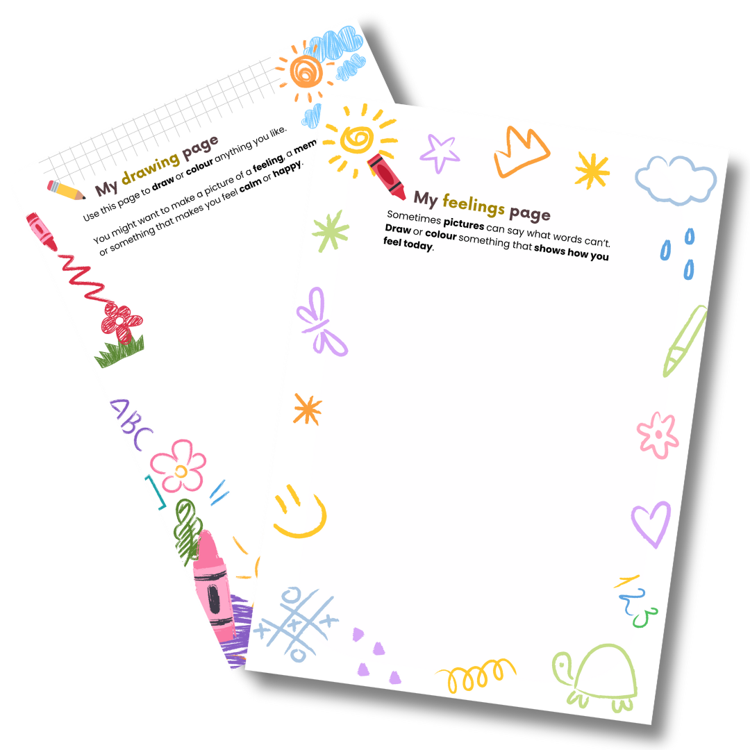 🎨 Prompted Drawing - My Feelings Page (Ages 7 - 10) - The Loss Foundation