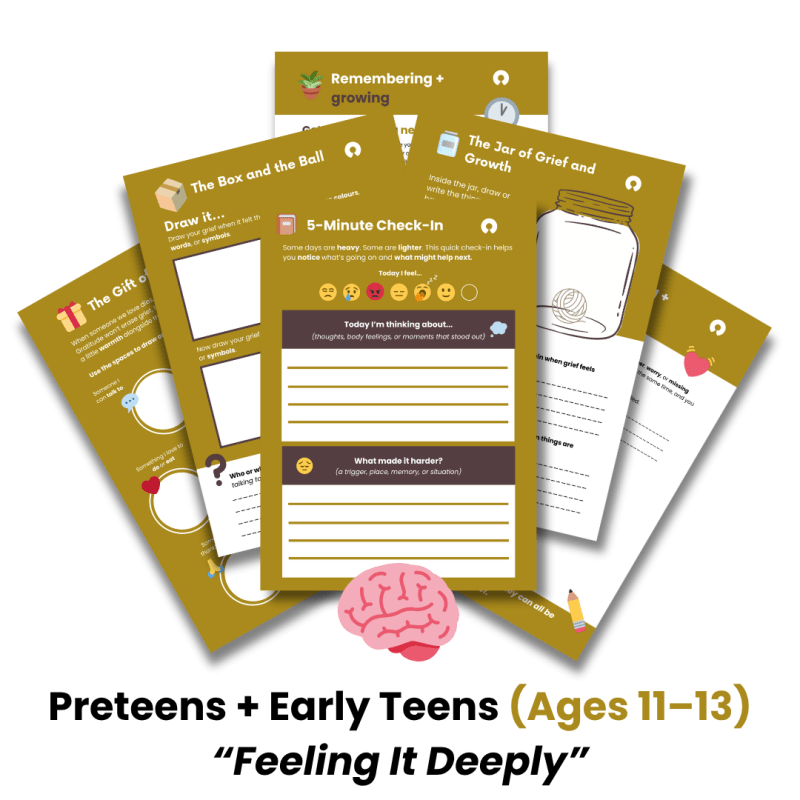 Child Grief Worksheets + Support - The Loss Foundation